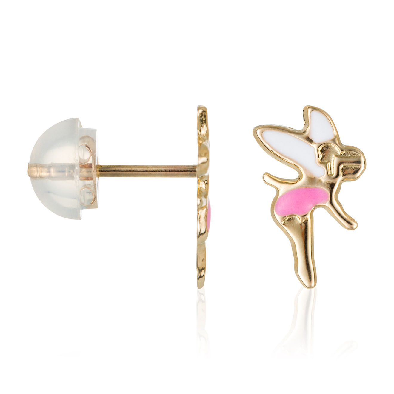 Boucles d'Oreilles enfant Fée Clochette or jaune - Vente Privée Instant ...