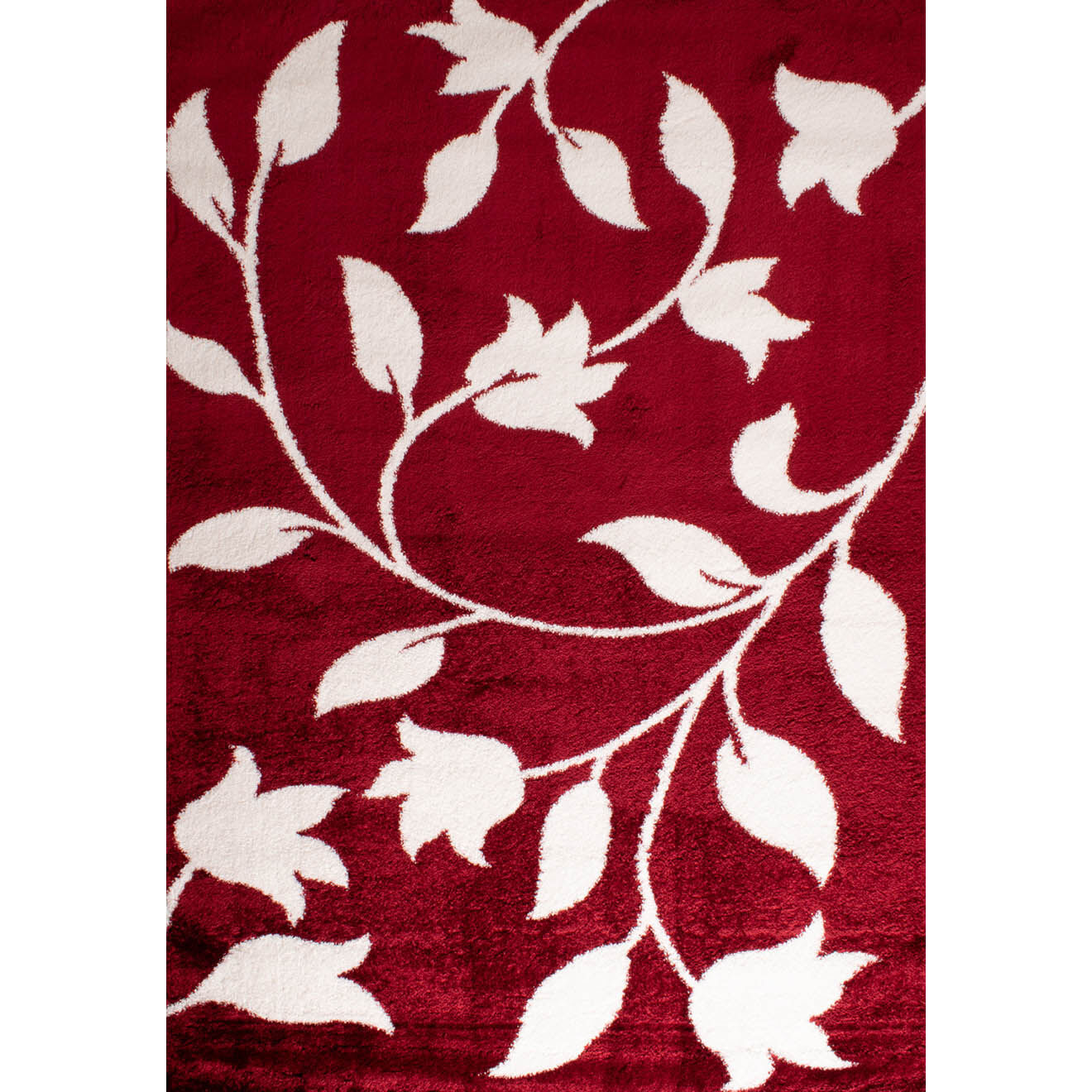 Tapis Shaggy doux Oslo 637 rouge - 80x300 cm - Vente privée Nazar Rugs ...