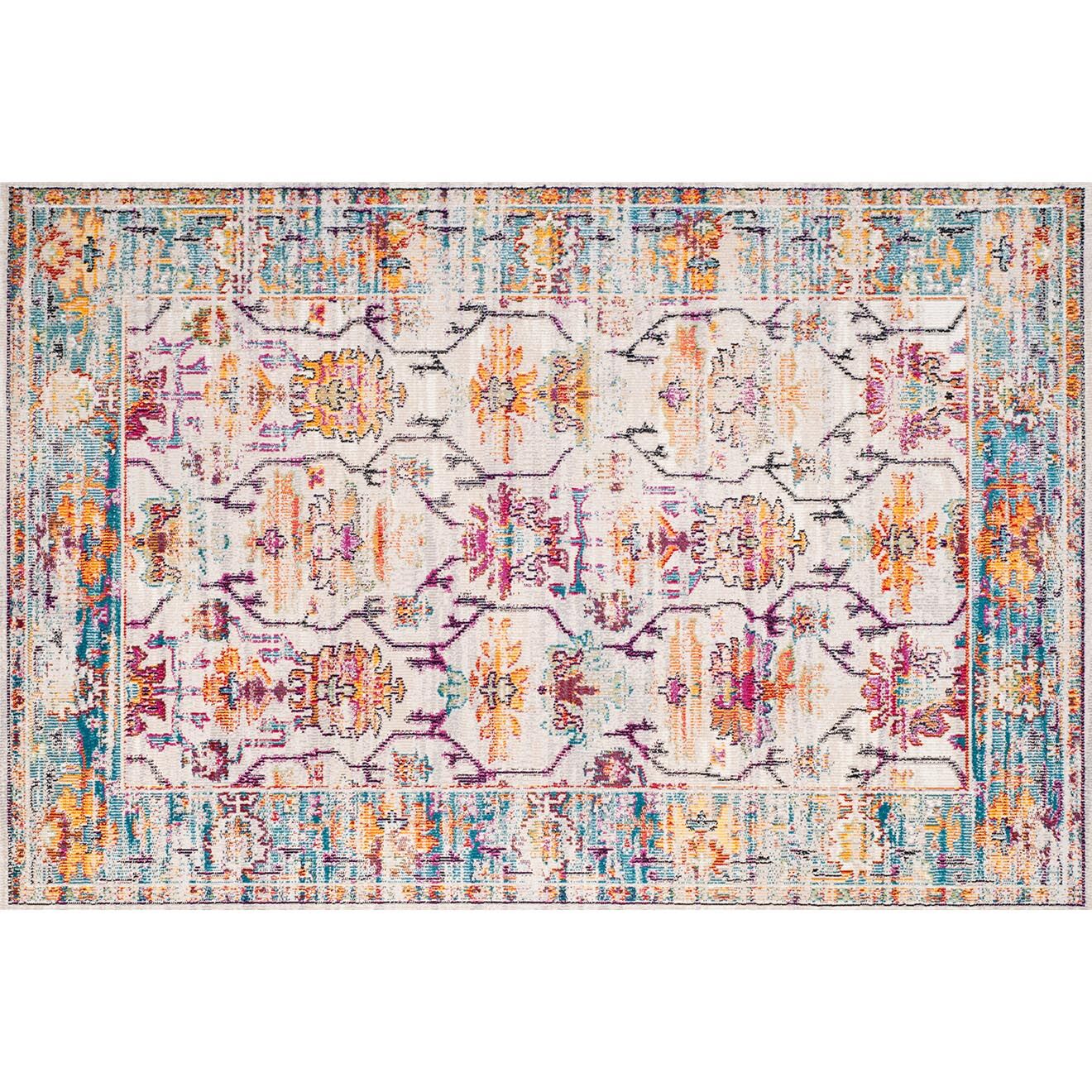 Tapis vinyle Fez multicolore - 133x200 cm - Vente Privée Floorart ...
