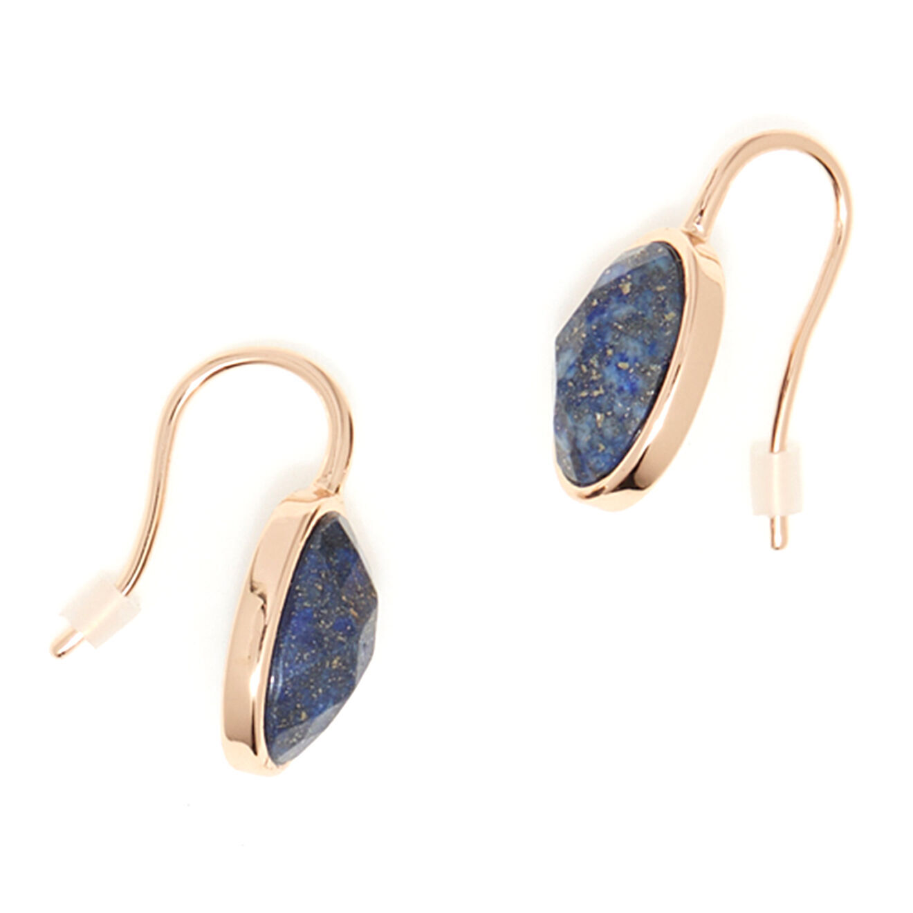 Boucles d'oreilles Lisa Lapis en laiton doré - Vente privée ...