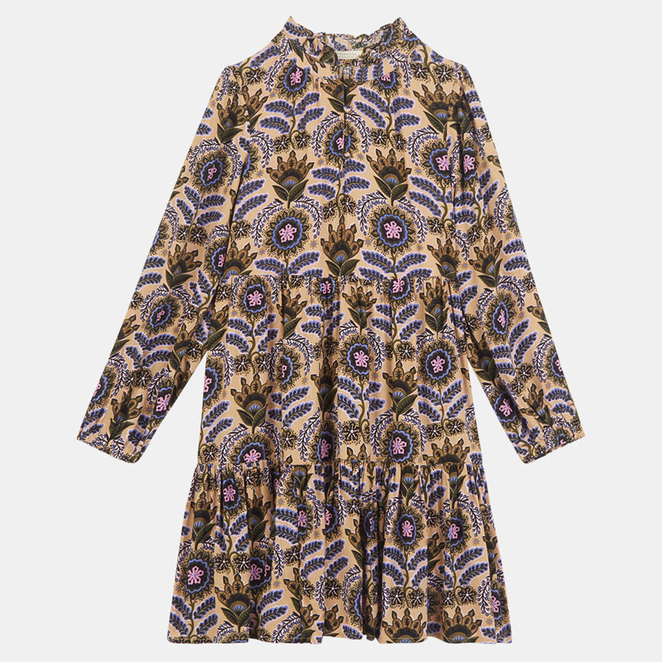 Robe évasée imprimé floral multicolore - Vente Privée Scotch & Soda ...