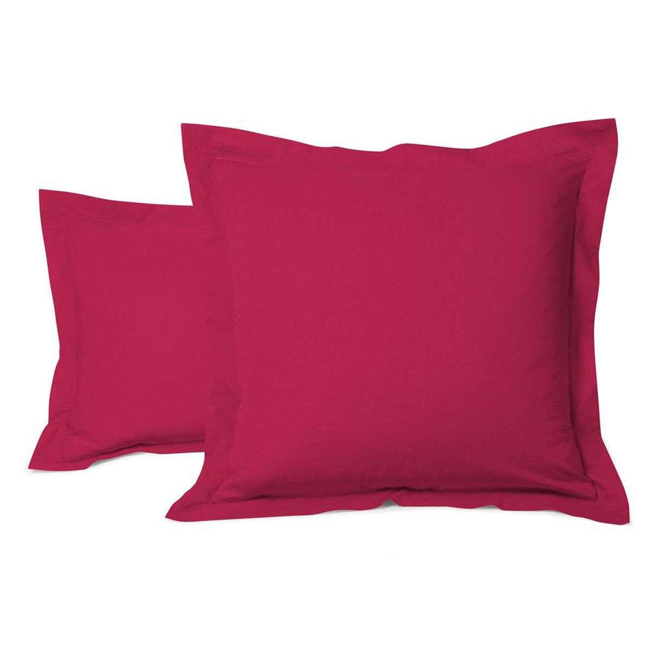 Taie d'oreiller Uni fushia - Vente privée Tradition des Vosges - BazarChic