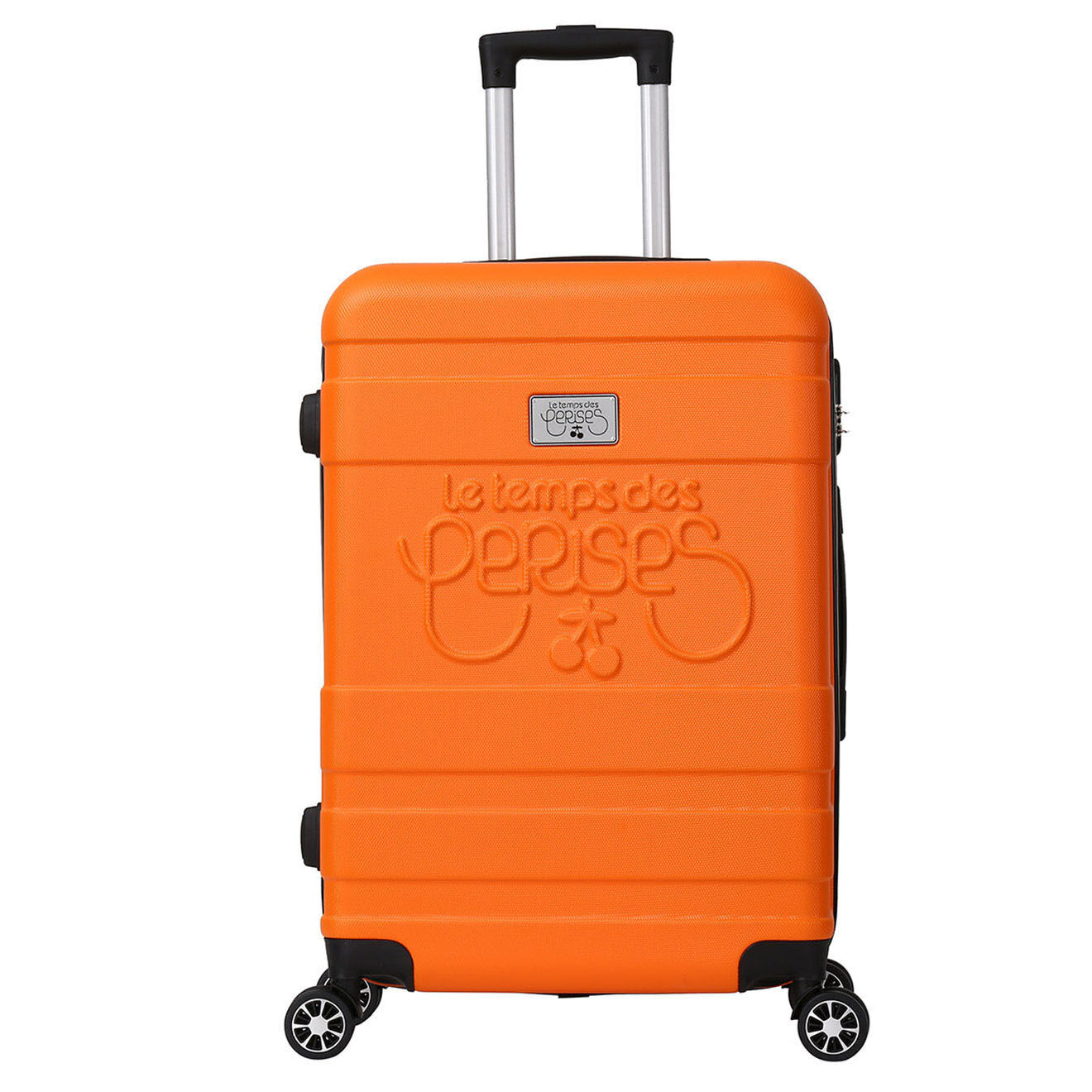 Valise Moyen Séjour 4 roues doubles Lyra 60 cm orange - Vente privée Le ...