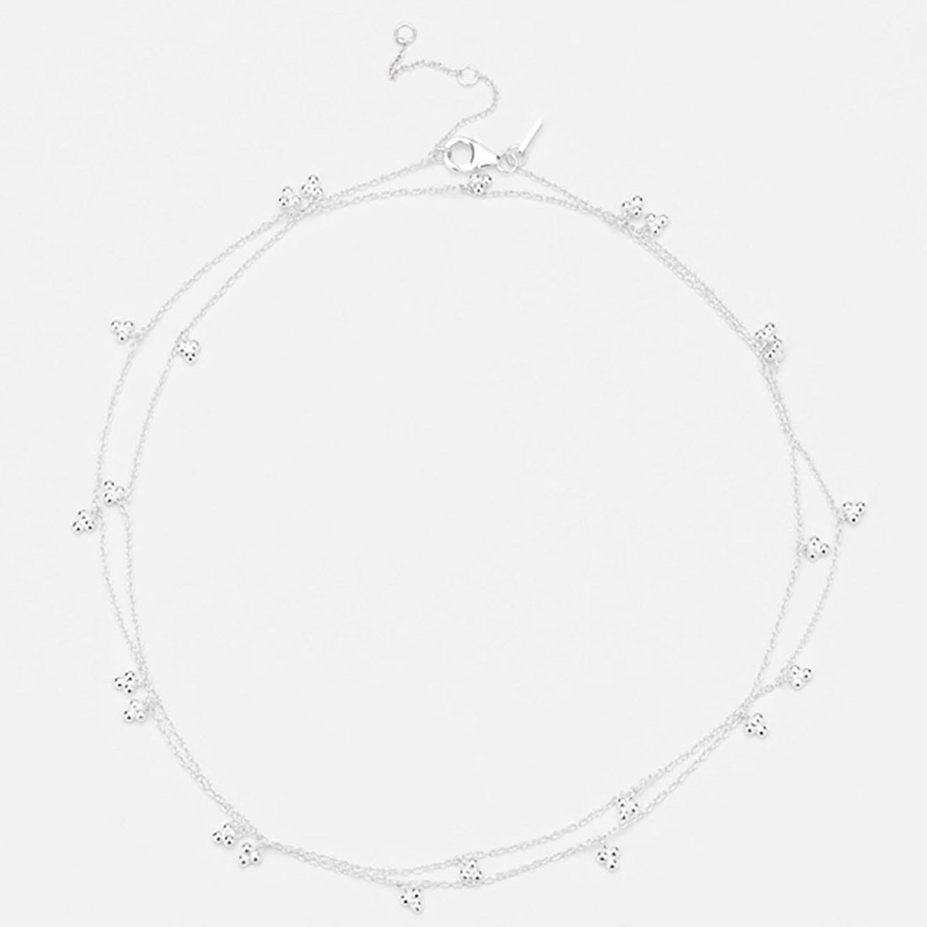 Collier mini triangles pendants en Argent - Vente privée Canyon - BazarChic