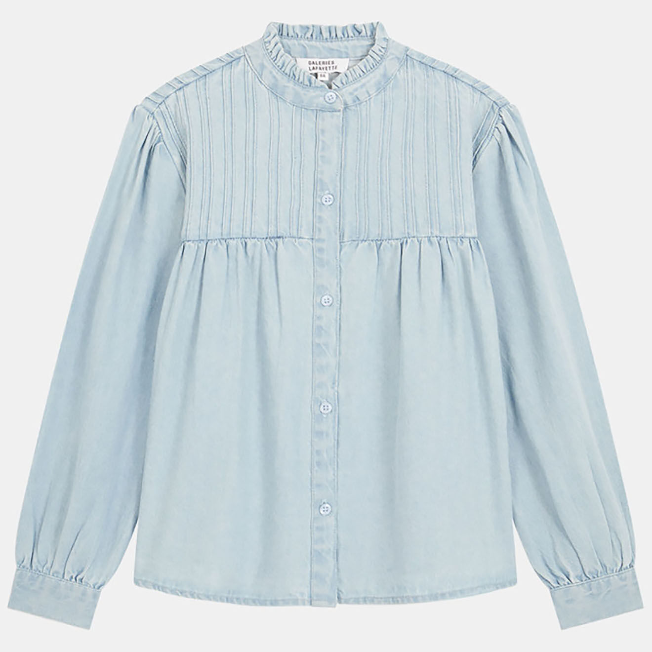 Chemiser en Coton Bio Francoise bleu - Vente Privée Galeries Lafayette ...