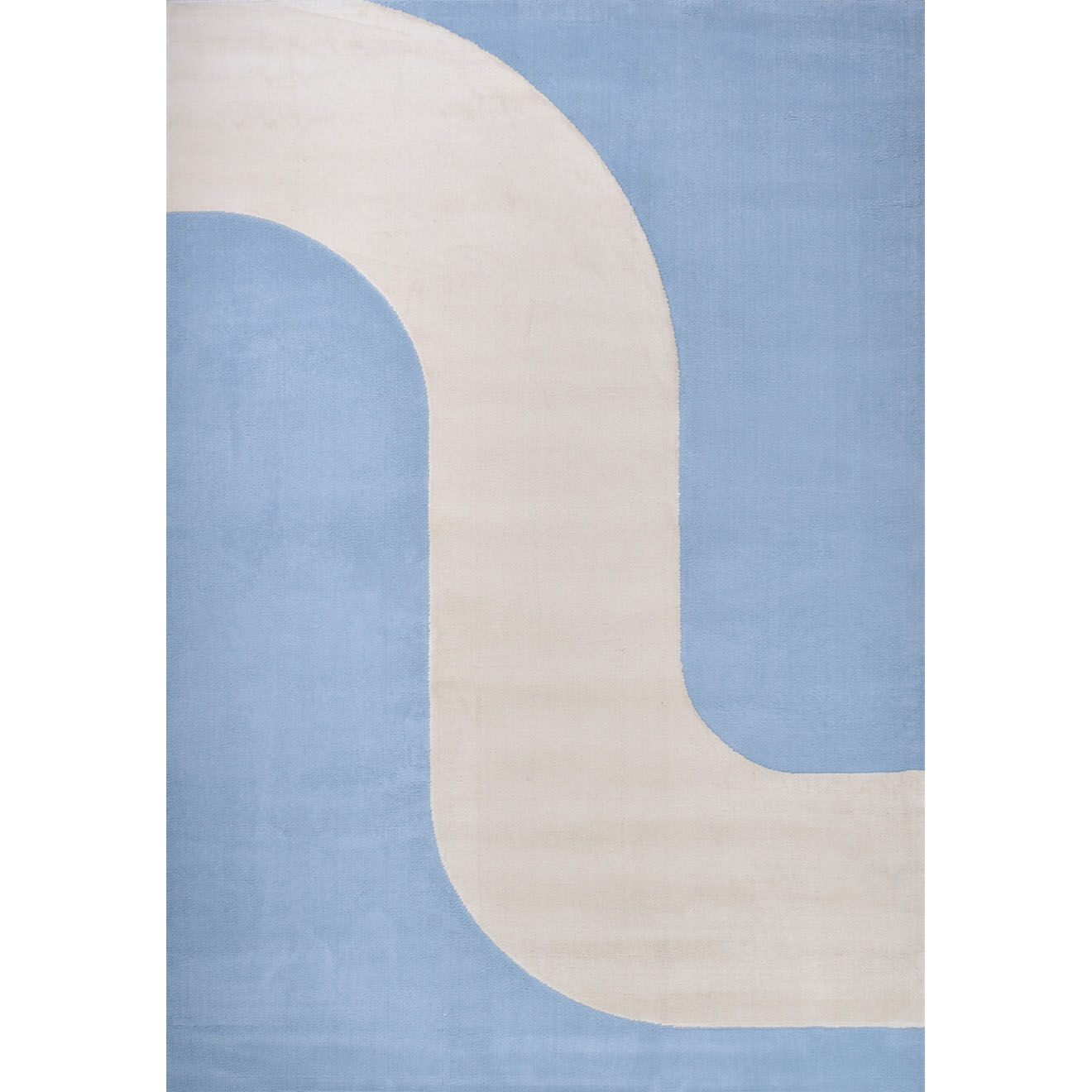 Tapis Nely 794 bleu - 80x150 cm - Vente privée Nazar Rugs - BazarChic