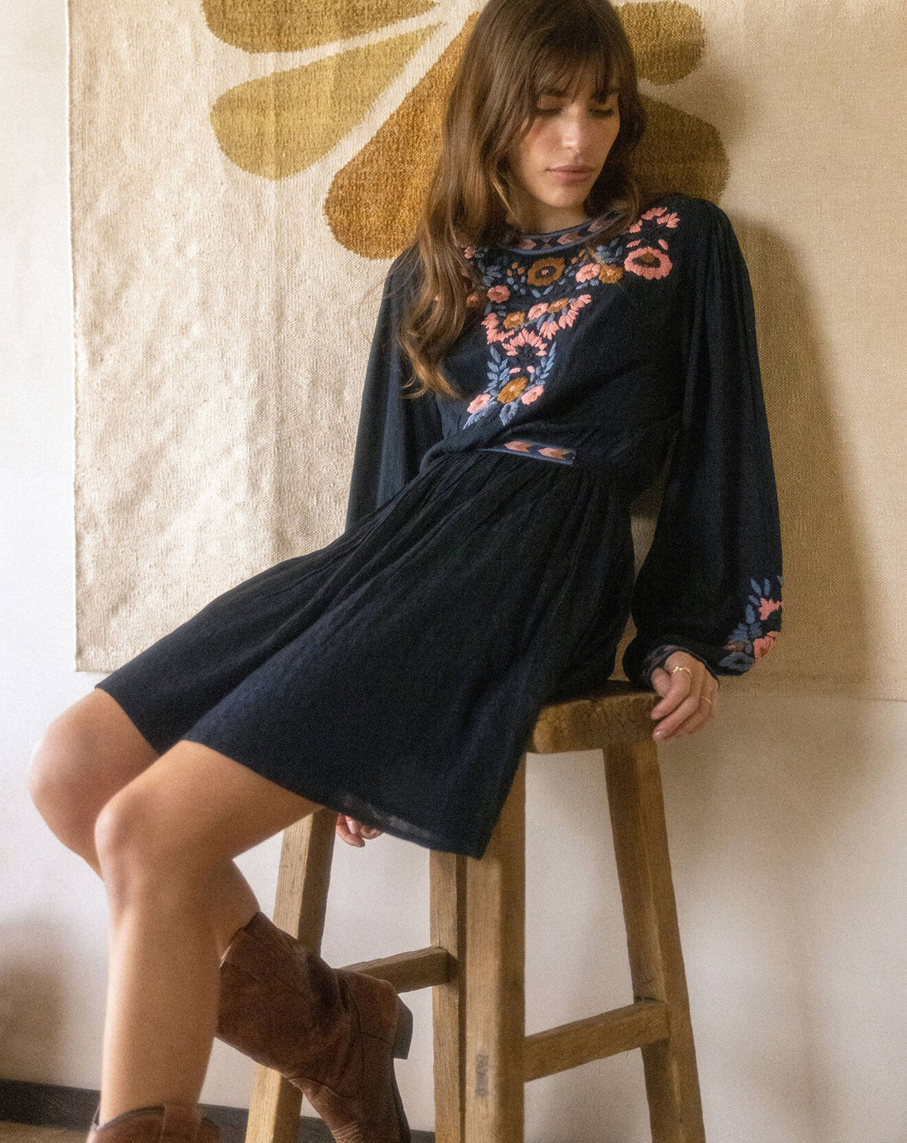 Robe Nightingale navy - Vente privée Louizon - BazarChic
