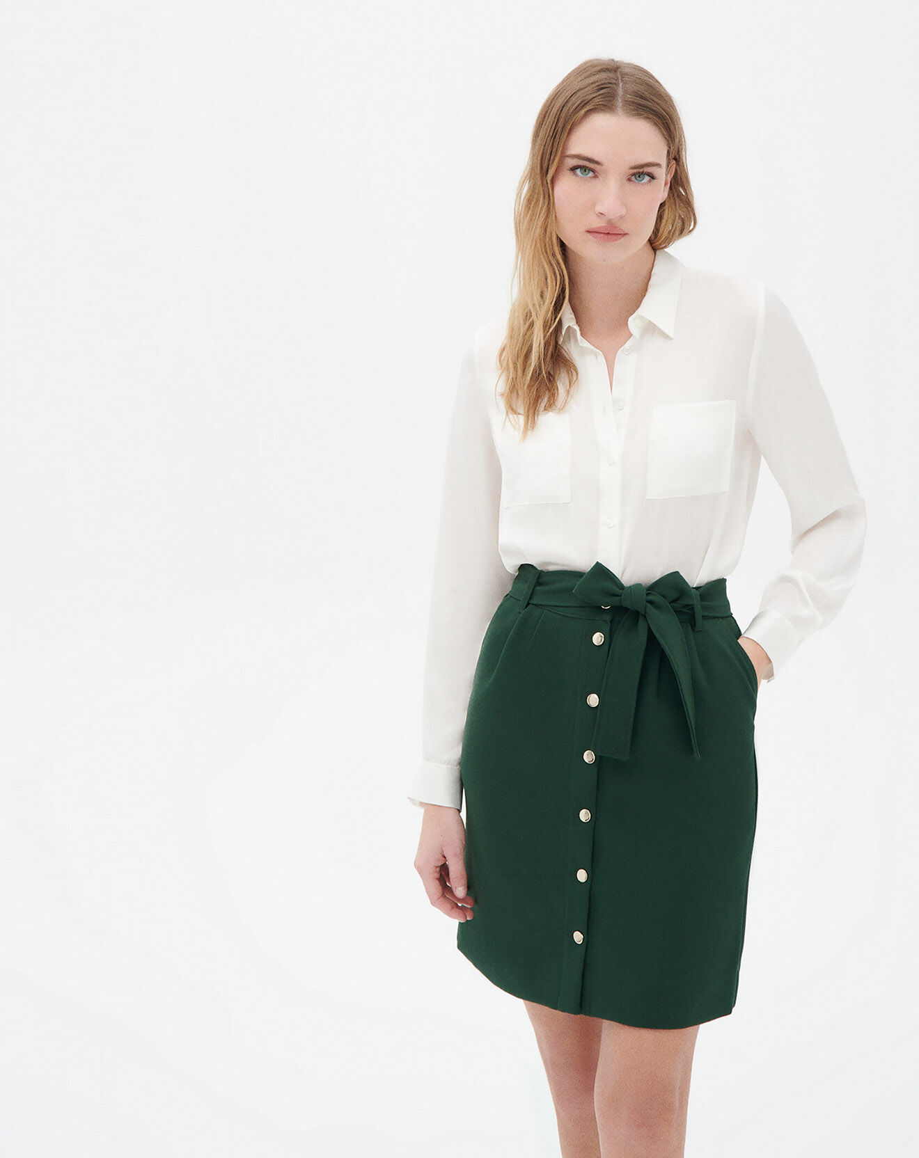 Jupe Jema sapin - Vente Privée Caroll - BazarChic