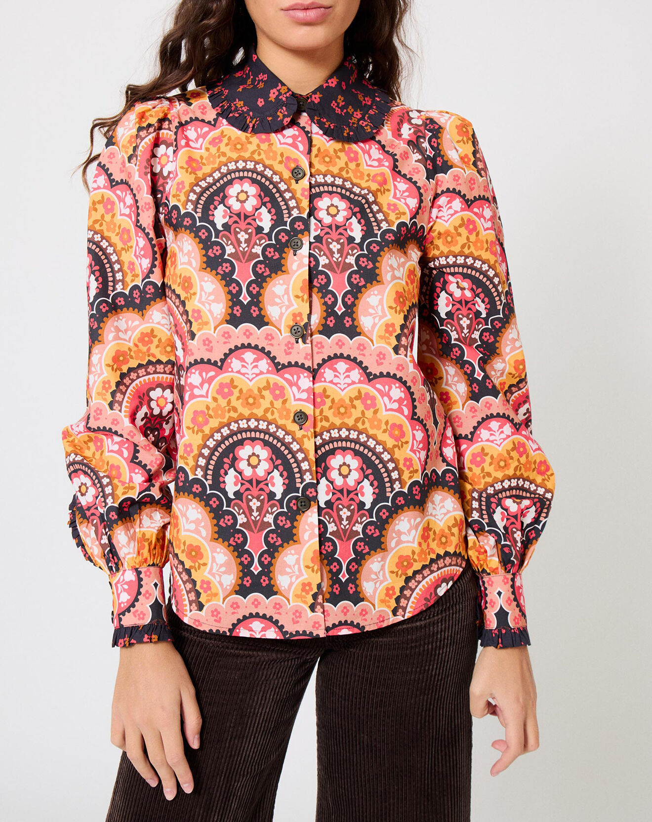 Chemise Fall Winter Mix imprimée rose/multicolore - Vente Privée ...