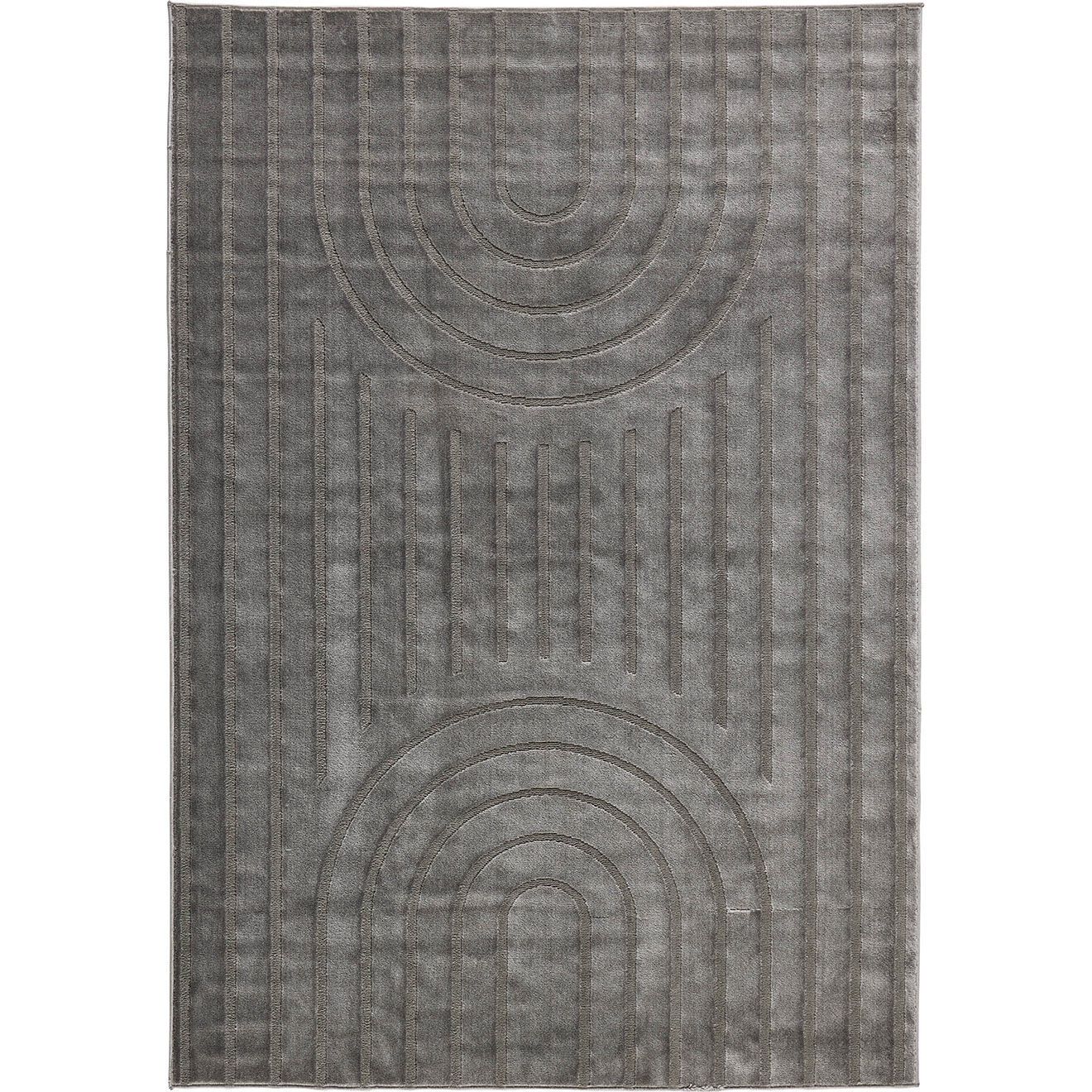 Tapis Bloom 1037 gris - 160x230 cm - Vente privée Nazar Rugs - BazarChic