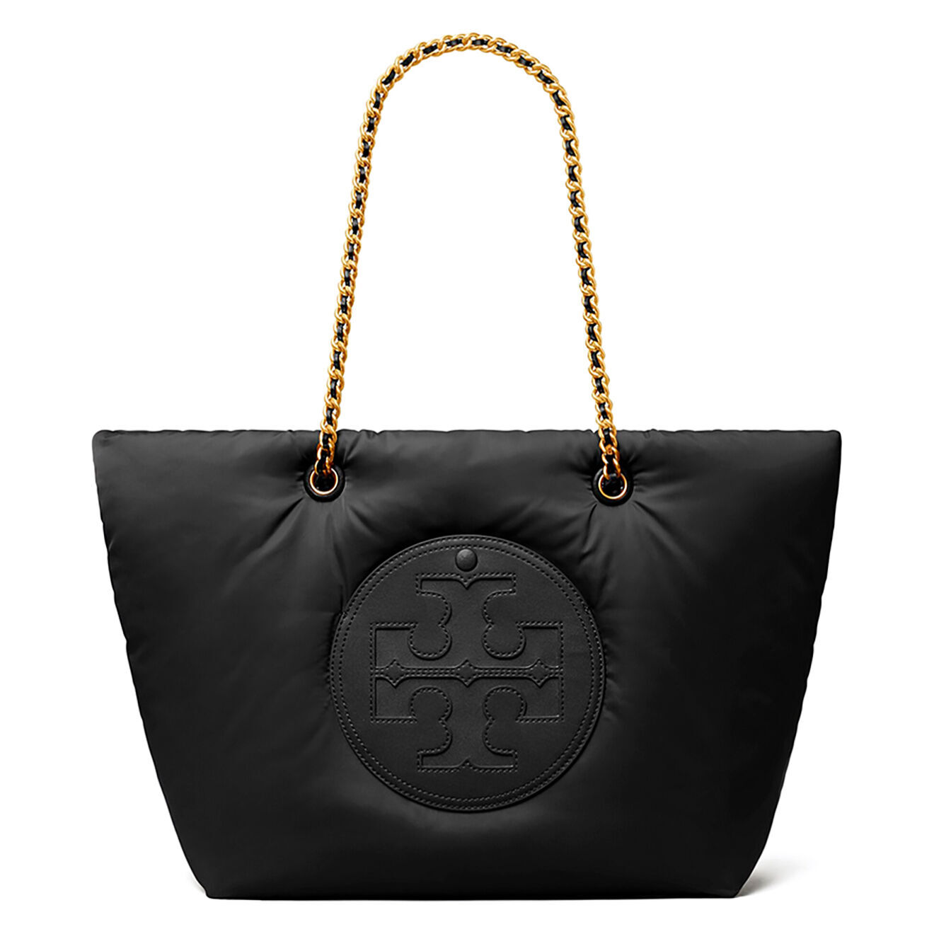 Totebag Ella Chain noir - 29x32x16 cm - Vente privée Tory Burch - BazarChic