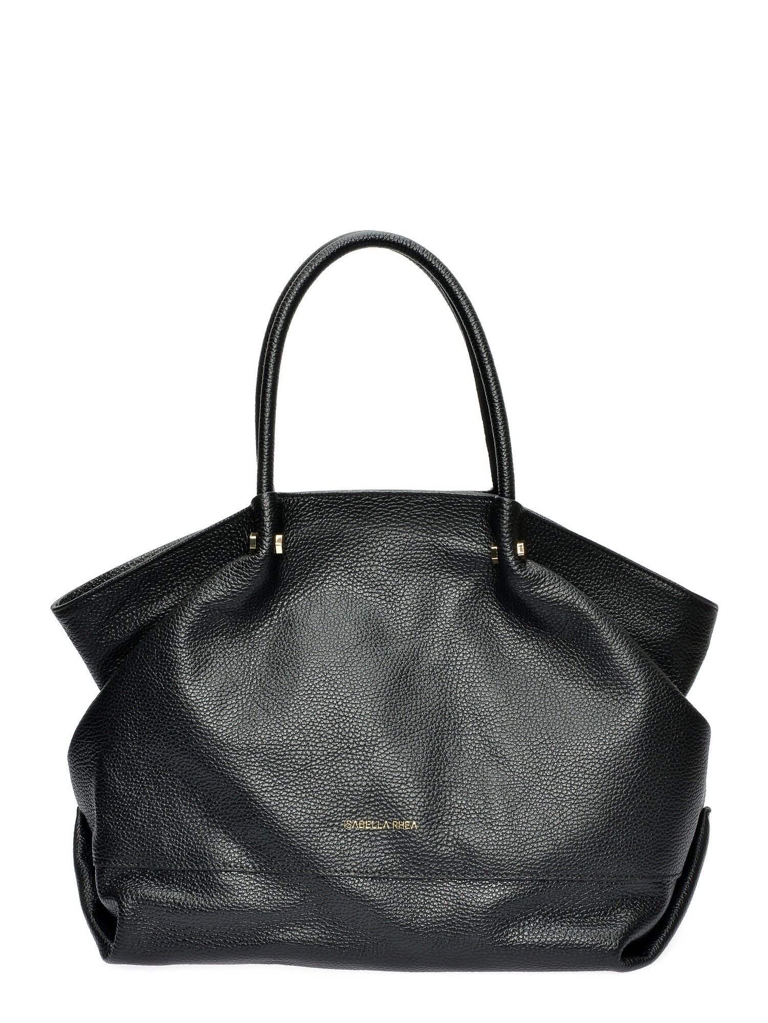 Sac à main en Cuir Isabella Rhea noir - 31x33x20 cm - Vente privée ...