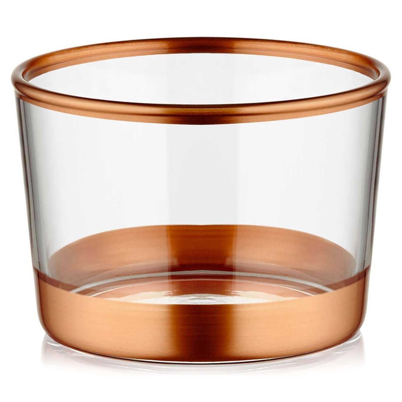 3 Verres rose/doré - 200 ml - Vente privée Hermia Concept - BazarChic