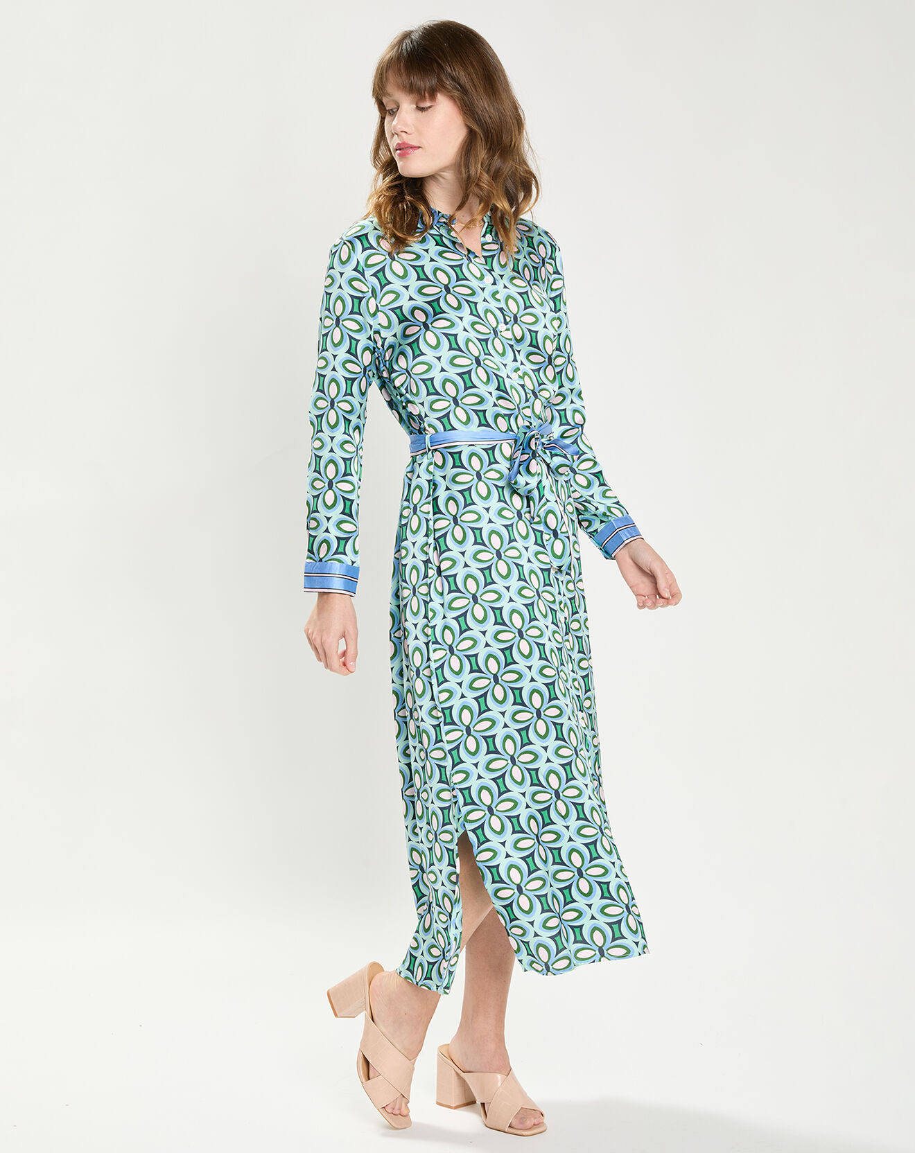 Robe chemise Ramia trefle - Vente Privée La Petite Etoile - BAZARCHIC