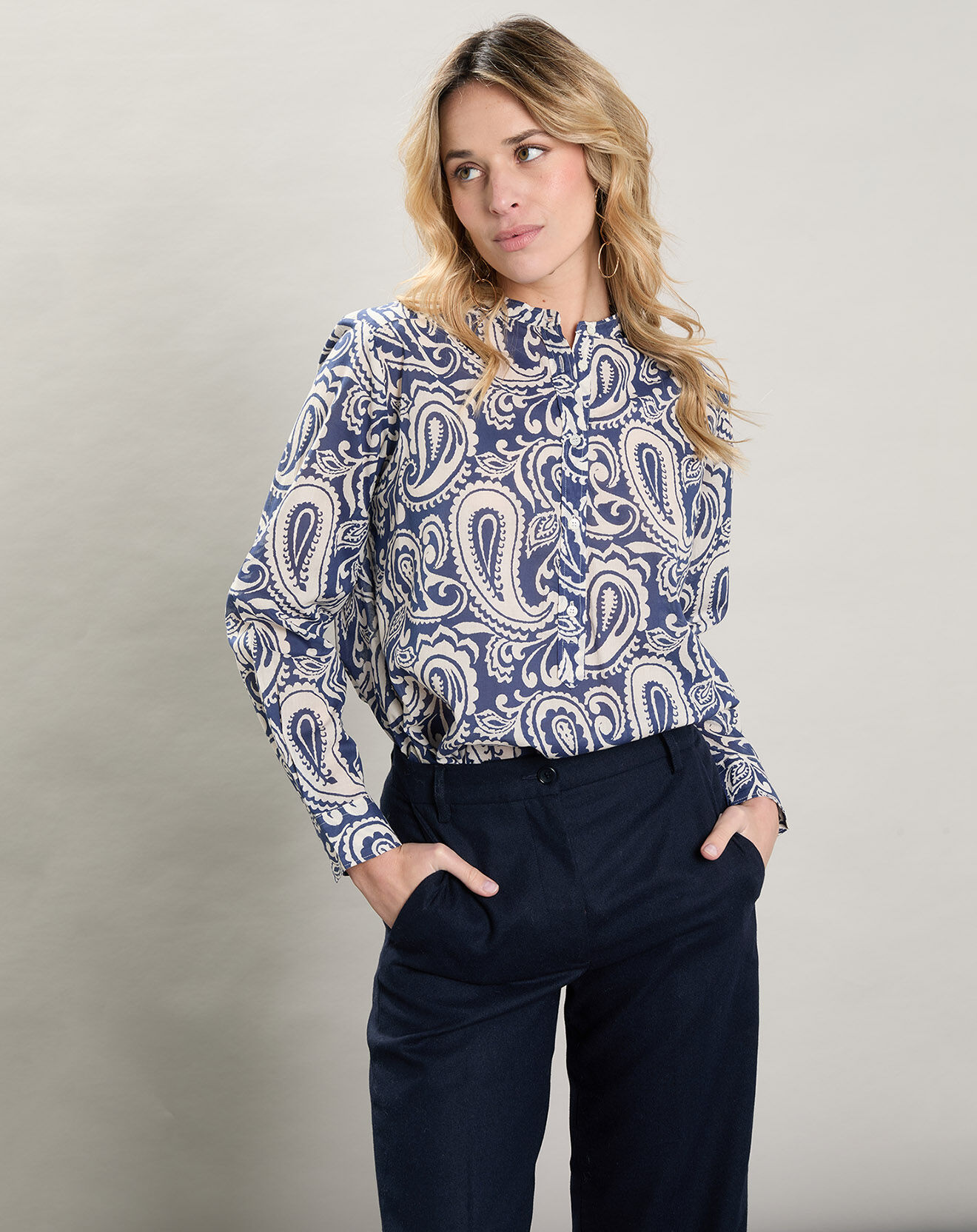 Blouse Codex marine - Vente Privée Hartford - BAZARCHIC