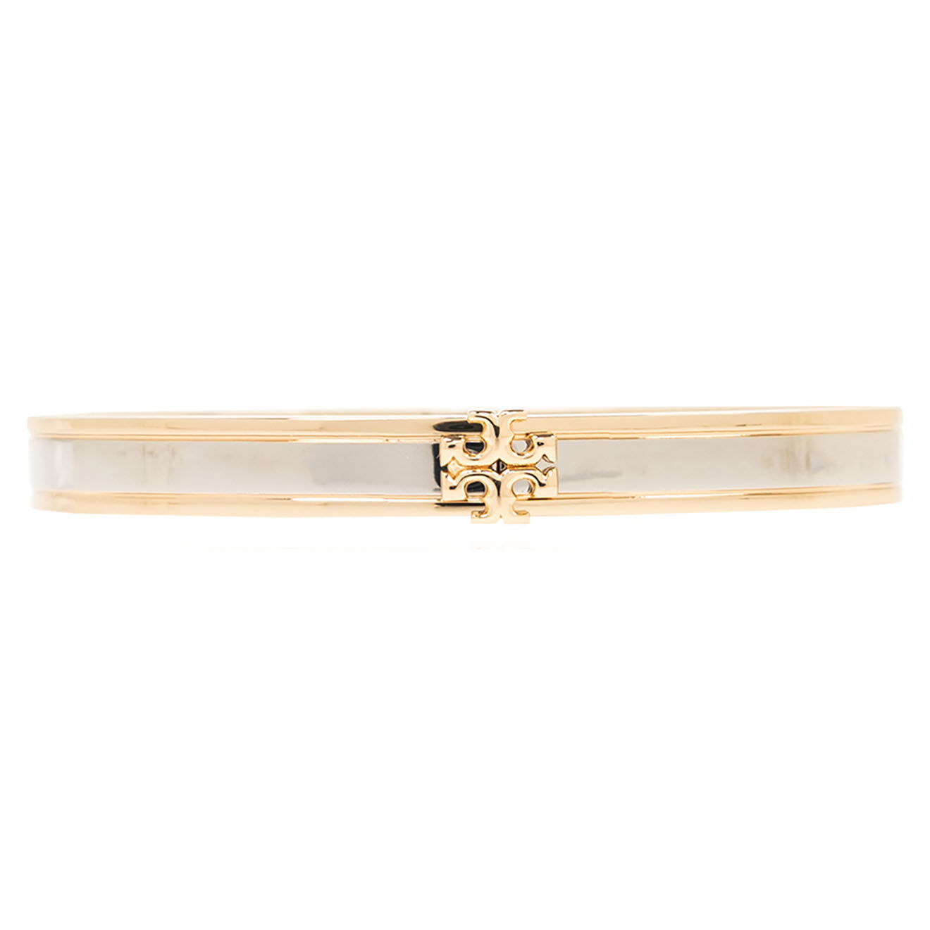 Bracelet Kira argenté/doré - Vente privée Tory Burch - BazarChic