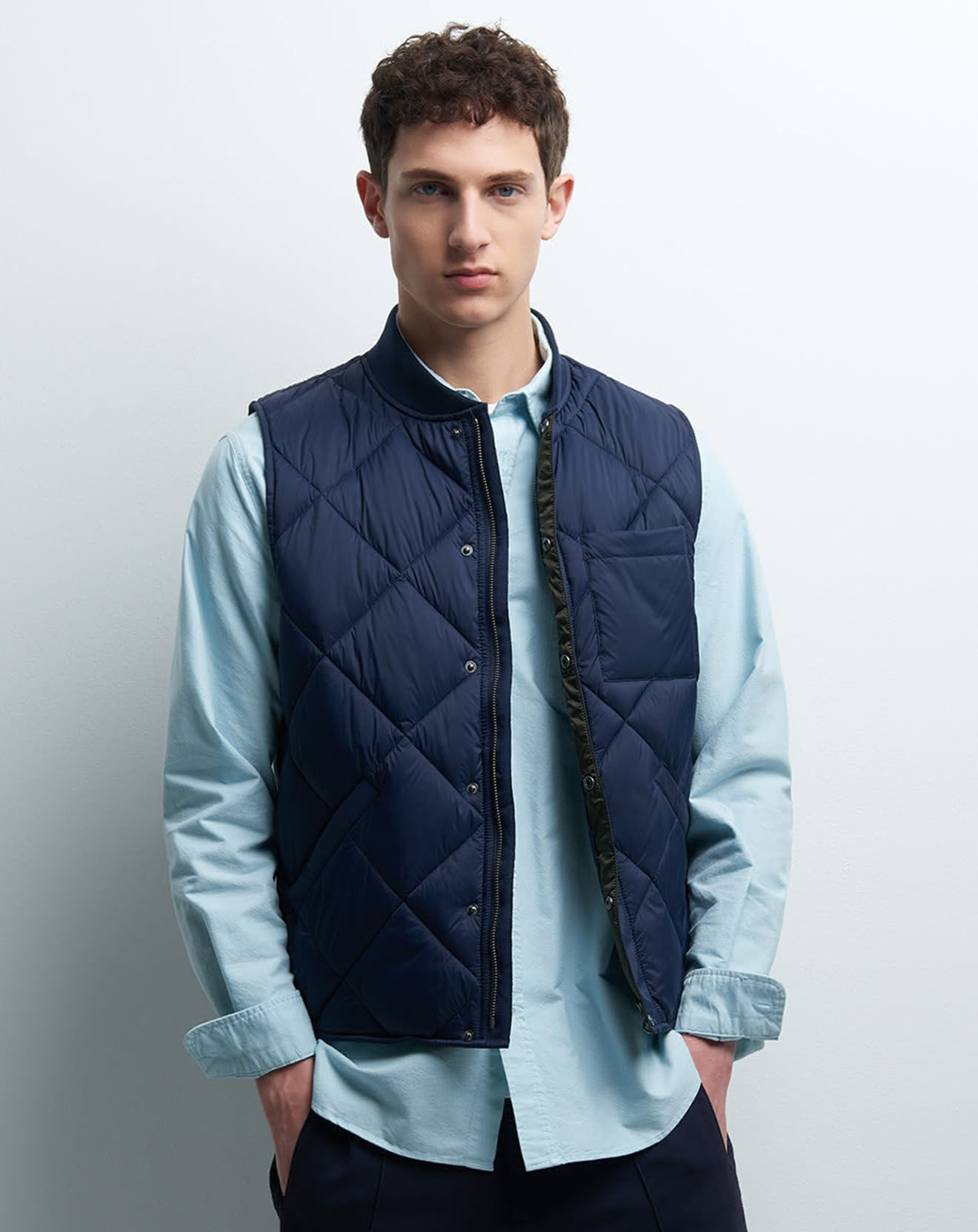 Gilet matelassé sans manches Mtodd bleu indigo - Vente privée Devred ...