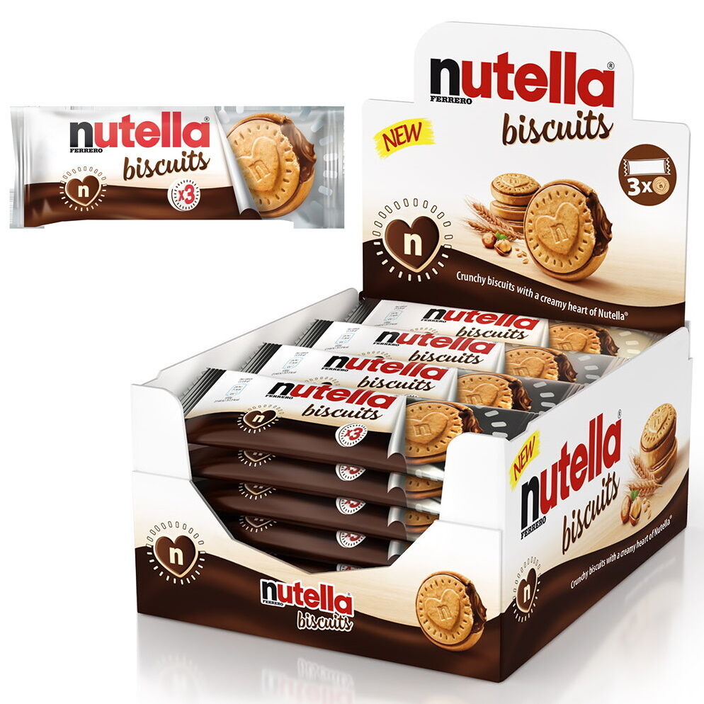 Boîte de 28 Nutella Biscuits Fourrés Choco 28x41.4 gr - Vente privée ...