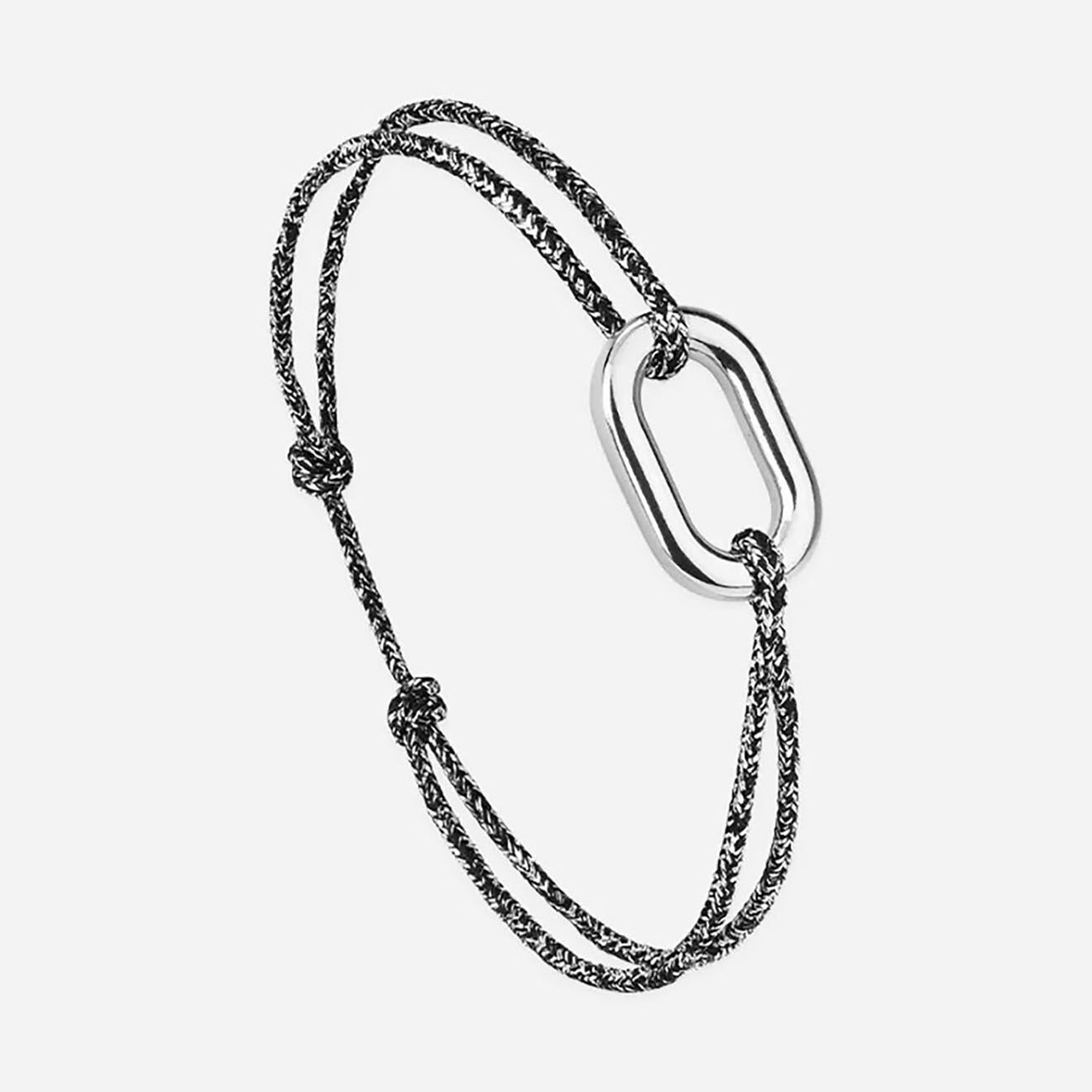 Bracelet Split en plaqué Argent anthracite - Vente privée Le Vent à la ...