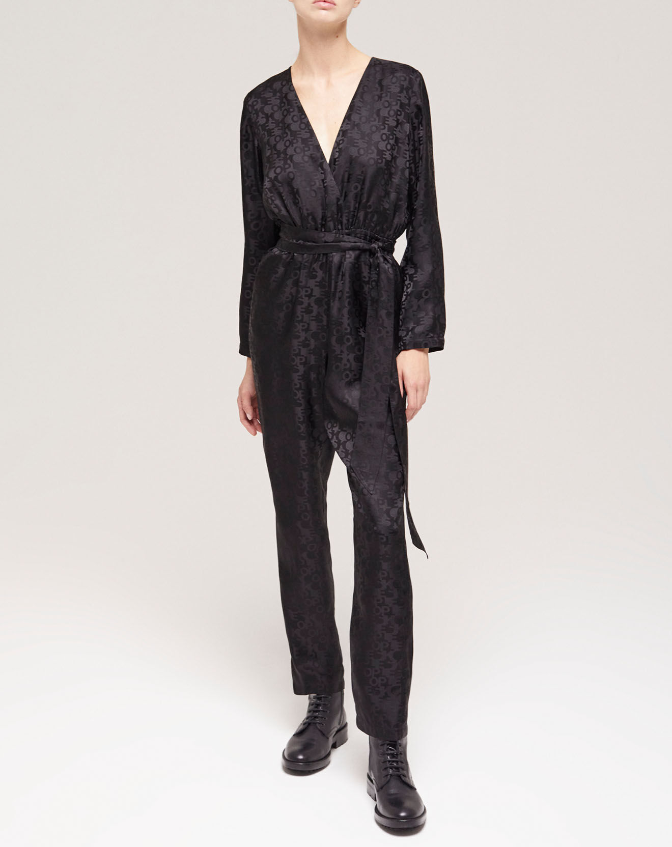 Combinaison logo The Kooples noir - Vente privée The Kooples - BazarChic