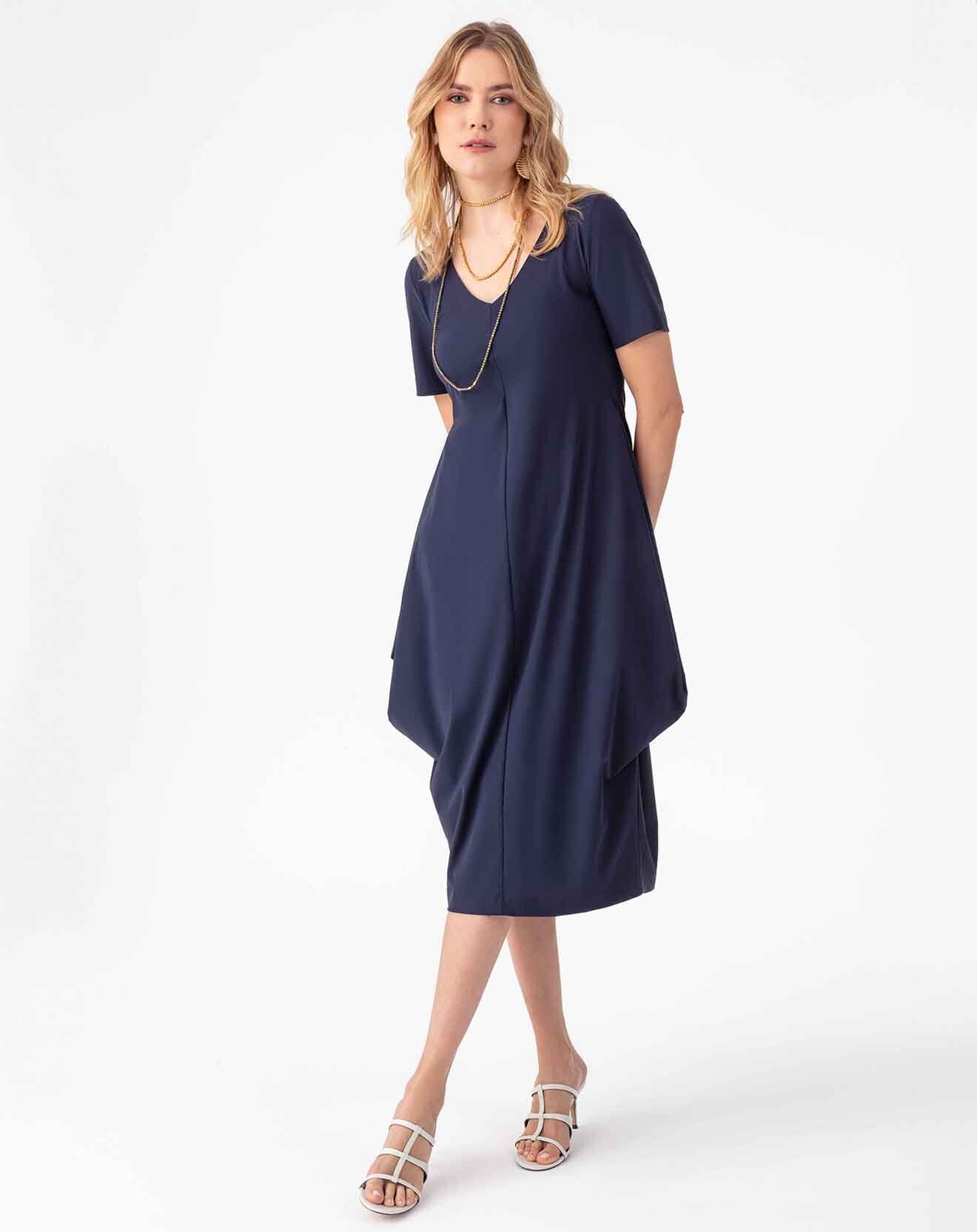 Robe Lena marine - Vente Privée Indies - BAZARCHIC