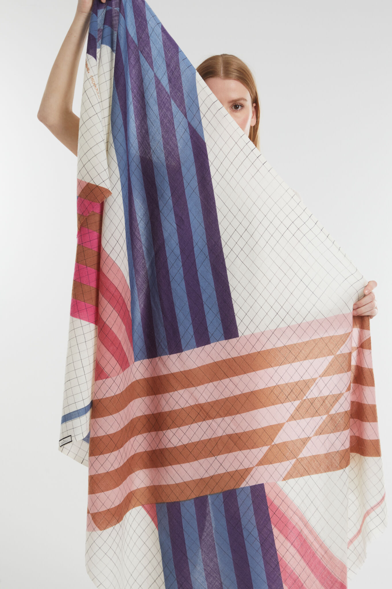 Foulard Shibuya Rose 100 X 190Cm - Vente Privée Mapoesie - BAZARCHIC
