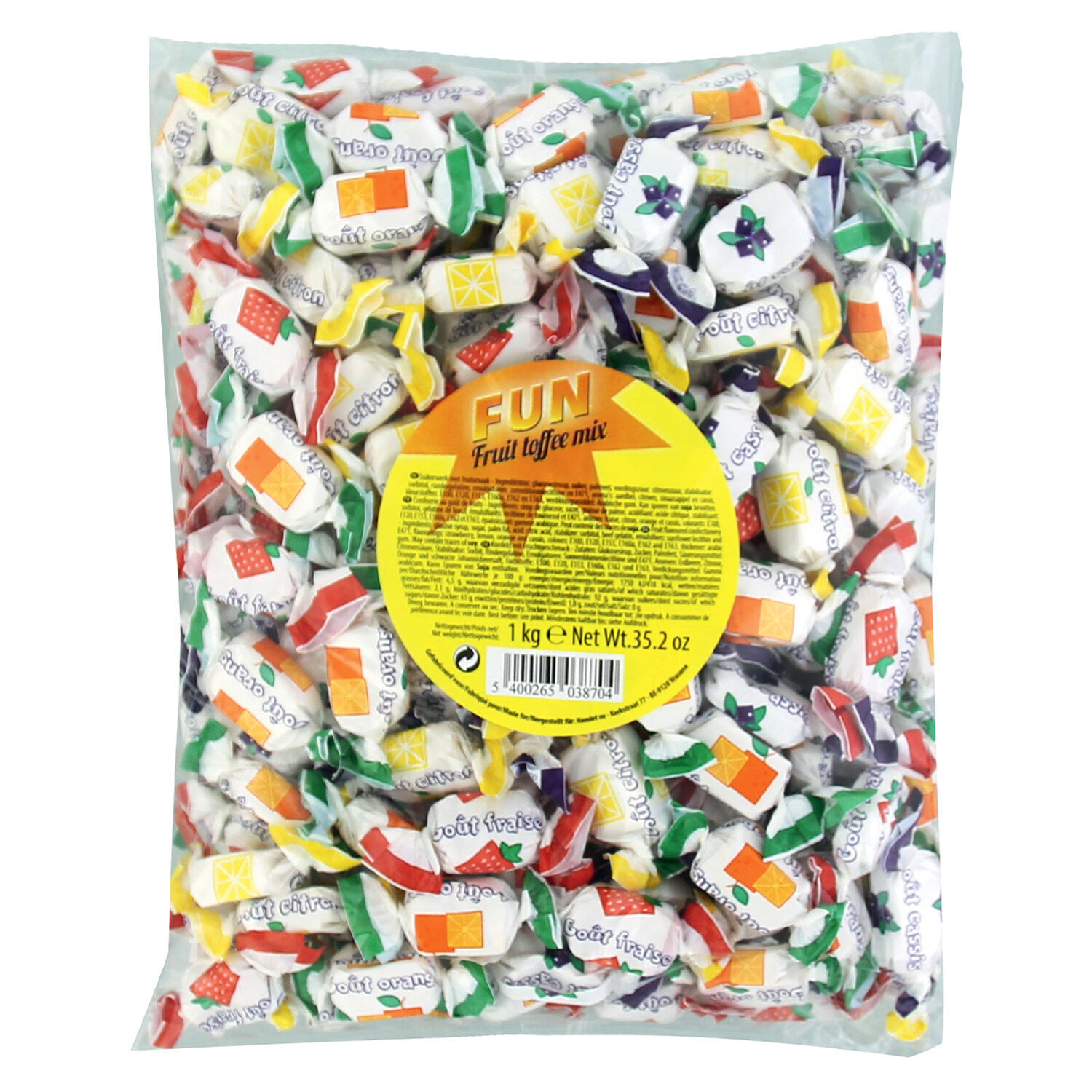 Bonbons pâte à mâcher tendres fruits - sachet de 1kg - Vente privée ...