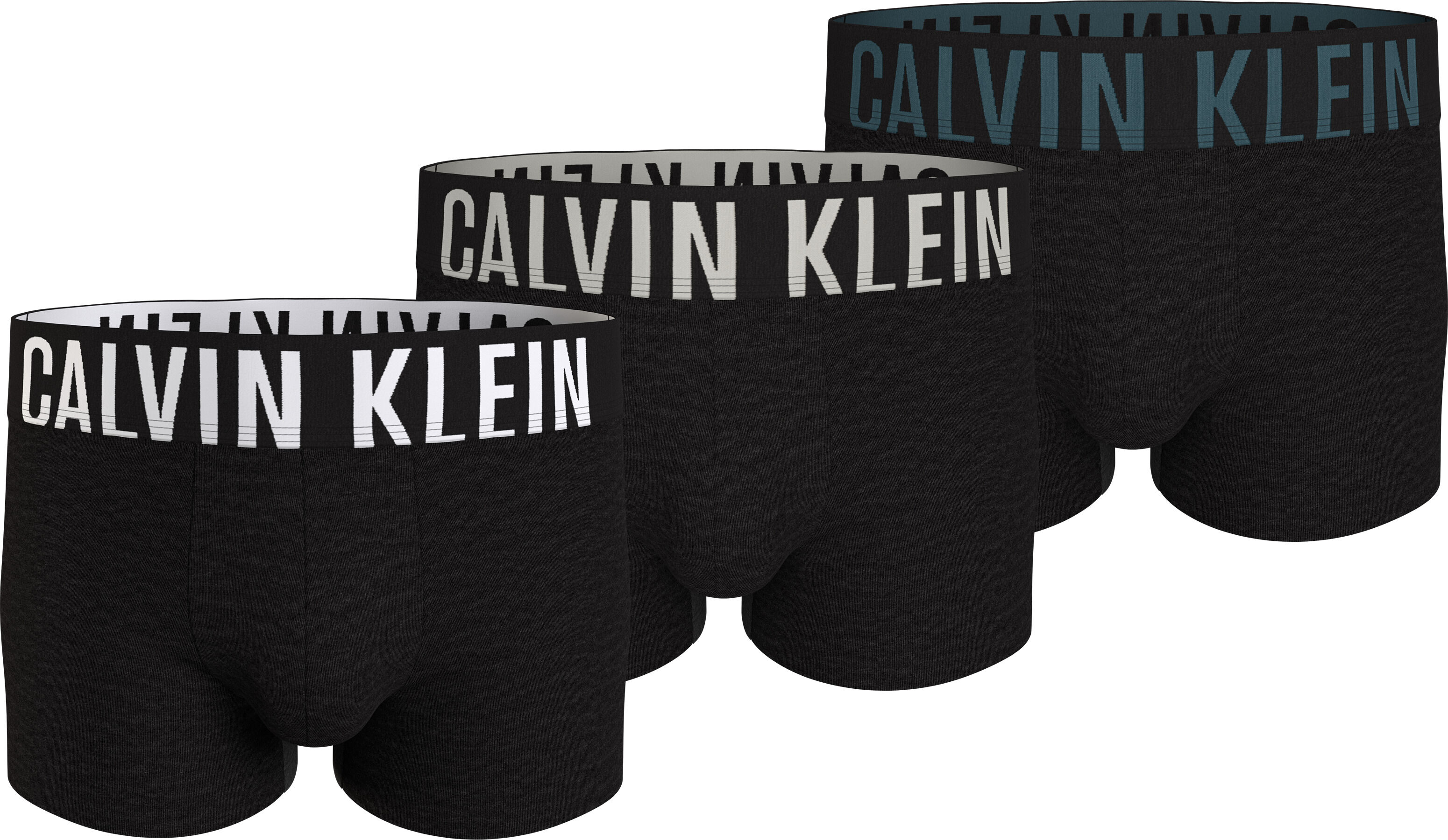 Lot de 3 boxers trunk blanc/gris moyen/méditerranéen - Vente Privée ...