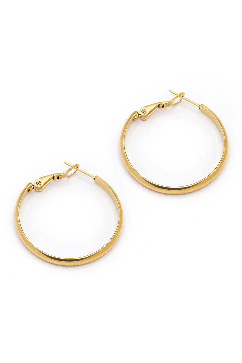 Creoles Cindy acier inoxydable - Vente Privée Moode - BazarChic