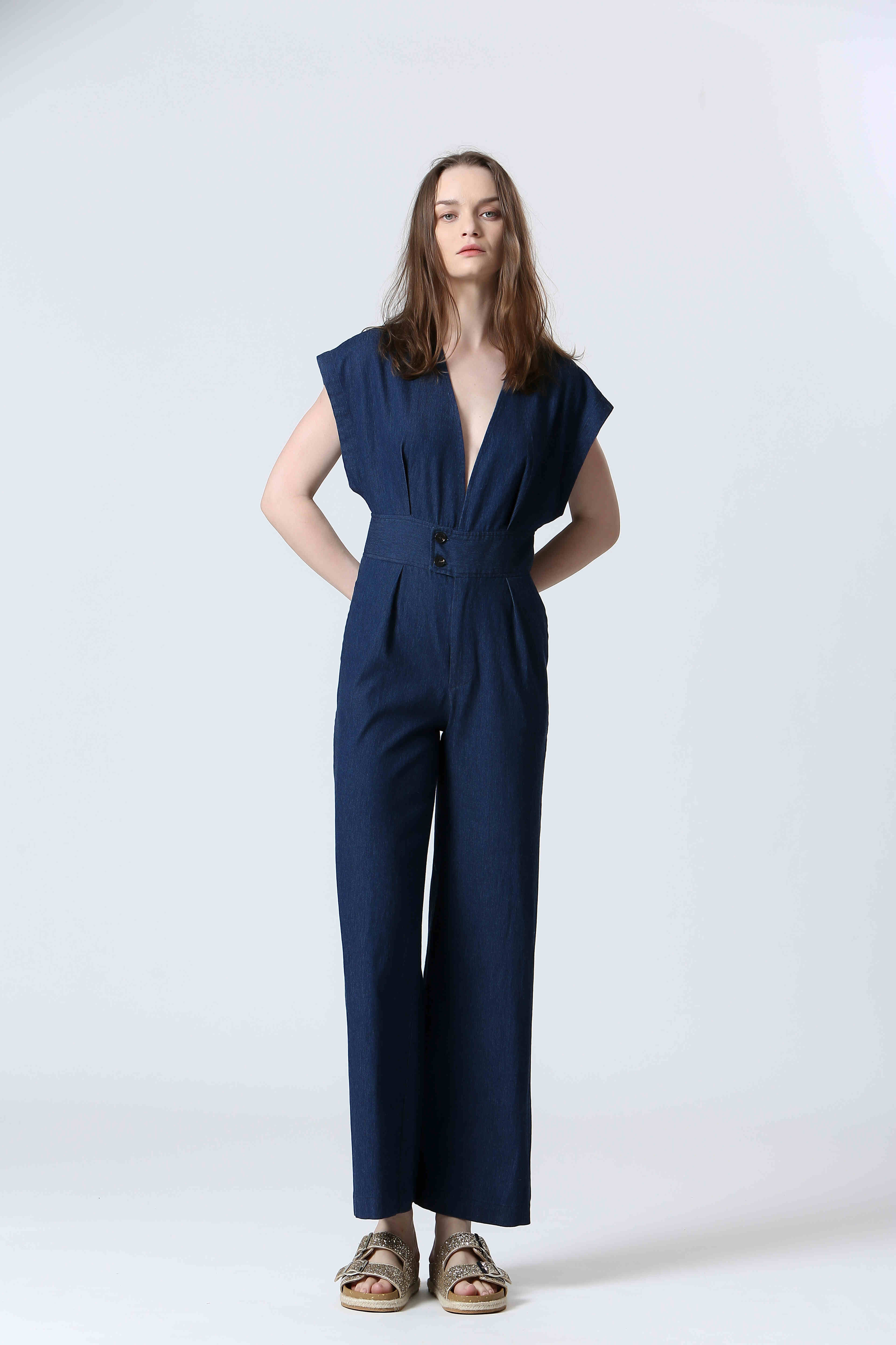 Combinaison MAUDE Bleu Foncé - Vente Privée See u Soon - BAZARCHIC