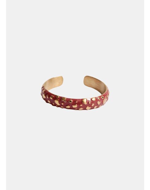 Bague Nouria doré/Terracotta - Vente Privée AEC Paris - BAZARCHIC