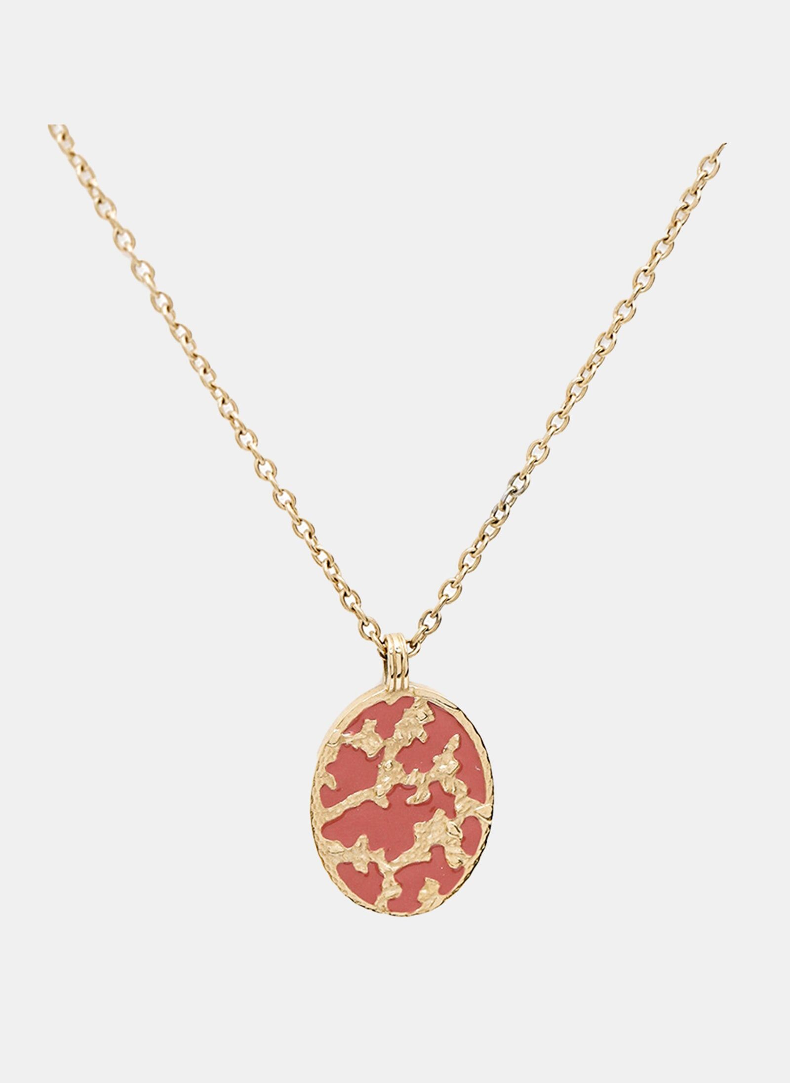 Collier Chara doré/Terracotta - Vente Privée AEC Paris - BAZARCHIC