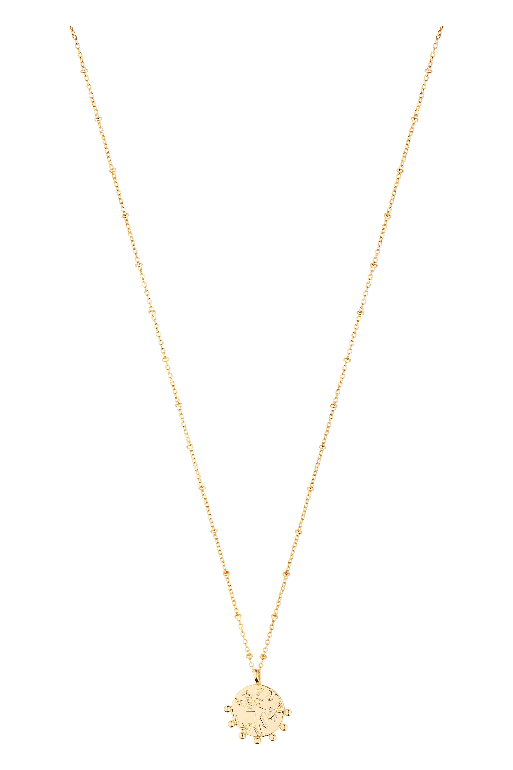 Collier Constance en laiton doré - Vente Privée Alma & Co - BAZARCHIC