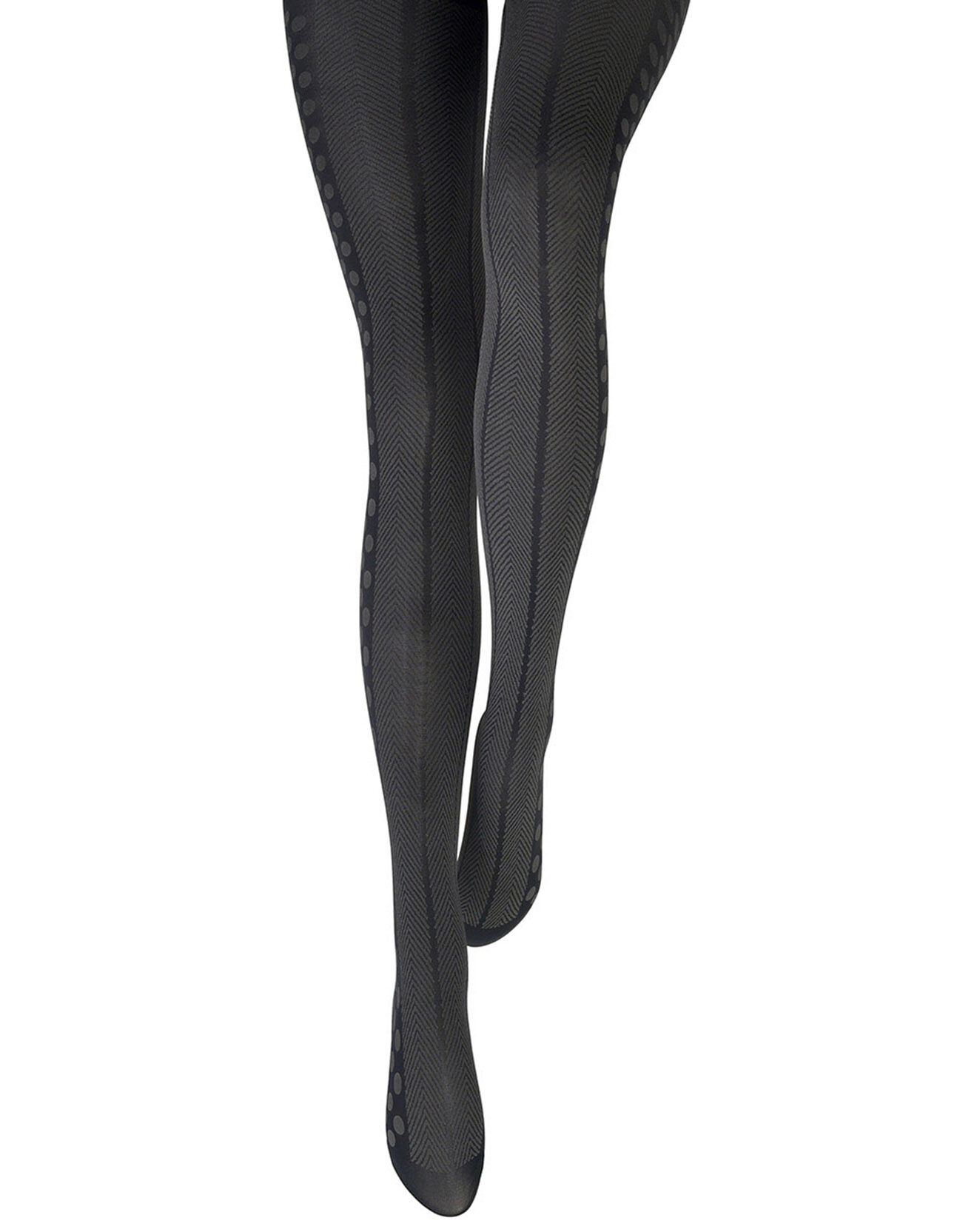 Collants Bi-faces noir/beige - Vente privée Le Bourget - BazarChic